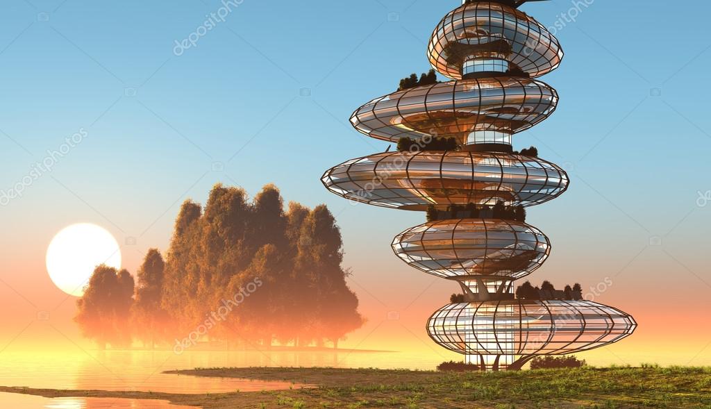 Future City Stock Photo by ©Iurii 41857359