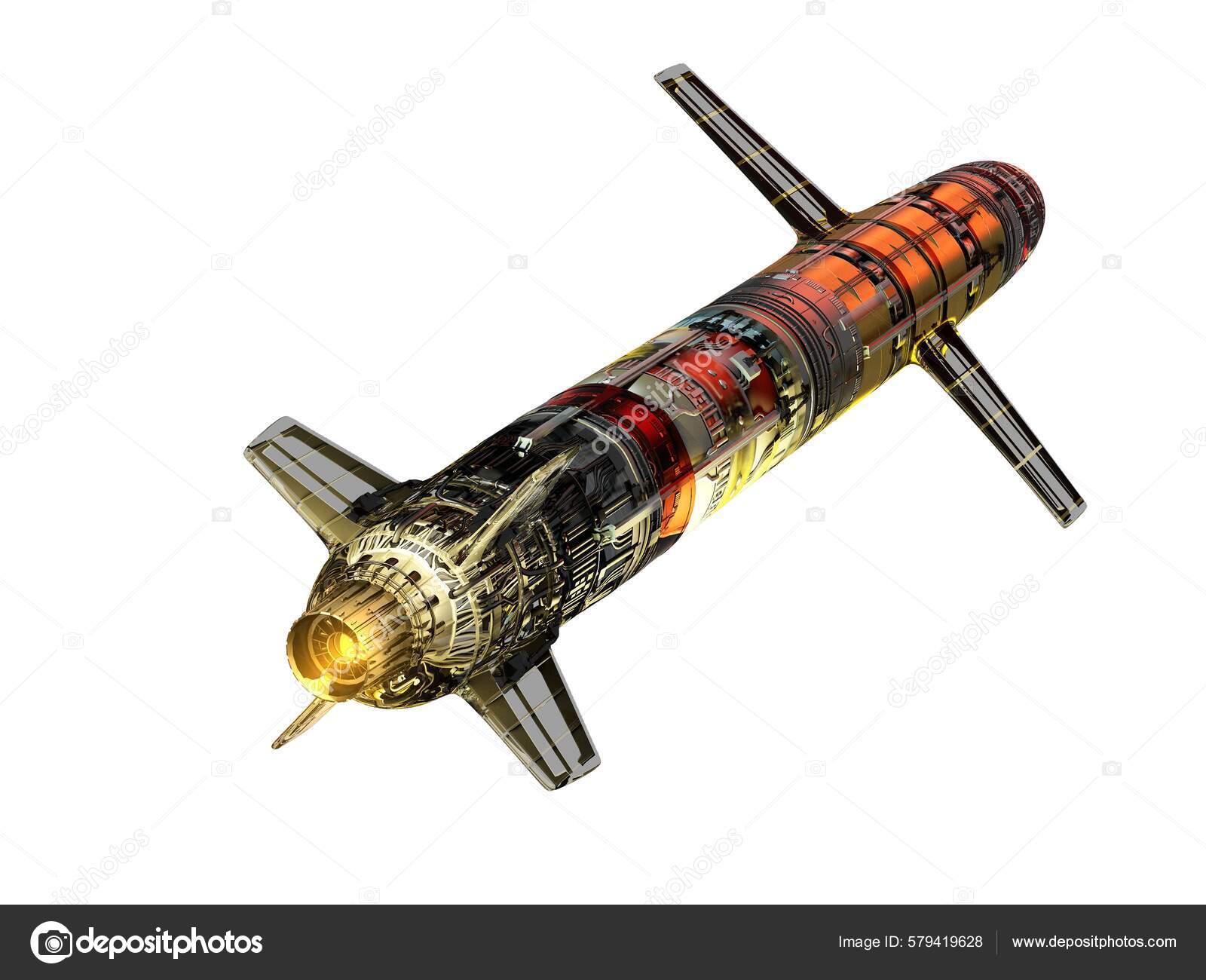 Graphic Image Jet Rocket White Background Render Stock Photo by ©Iurii ...