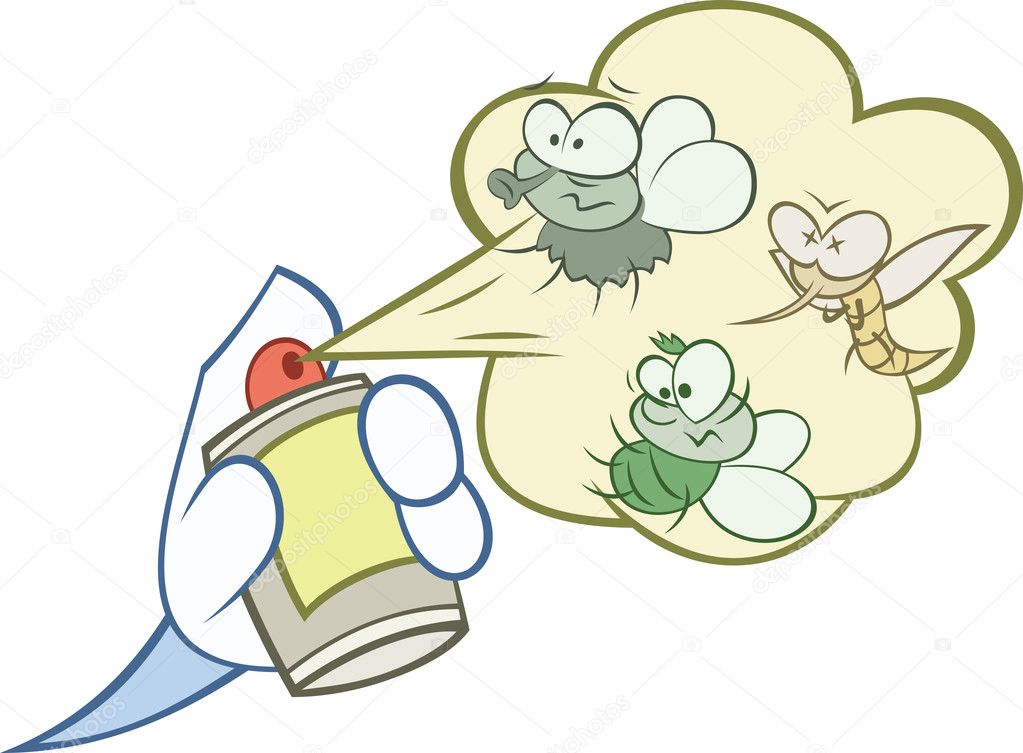 Insecticide is killing pests Stock Vector Image by ©den0909 #49568963