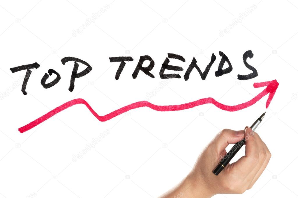 Top trends curve — Stock Photo © raywoo #36858849