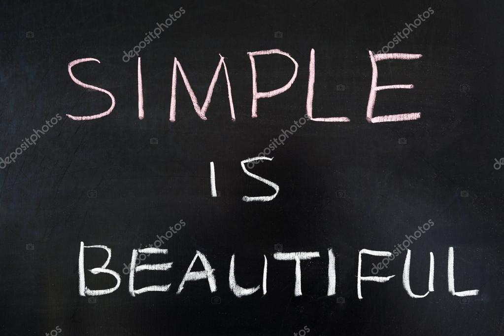 Simple is beautiful — Stock Photo © raywoo #36859353