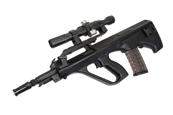 Assault rifle with folding stock Stock Photo by ©zim90 342744466