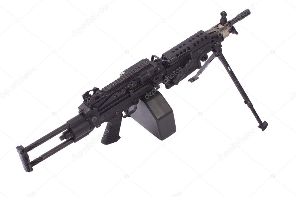 M249 machine gun — Stock Photo © zim90 #45018801