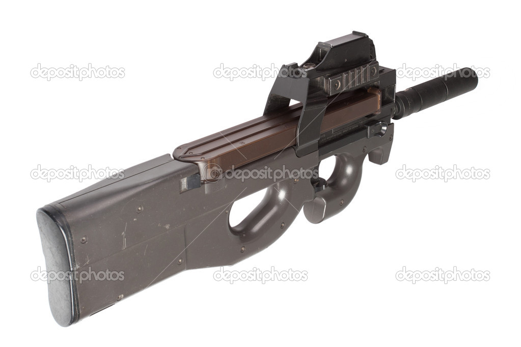 Submachine gun P90 — Stock Photo © zim90 #45018823