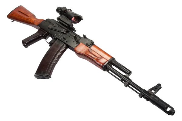 Kalashnikov ak 47 with optic sight Stock Photo by ©zim90 53255443