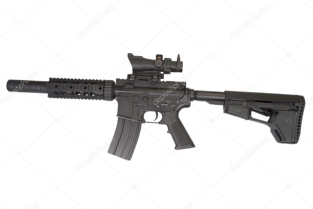 M4 rifle de fuerzas especiales — Foto de stock #48572487 © zim90