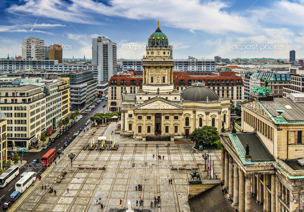 Gendarmenmarkt Square in Berlin — Stock Photo © sepavone #33643425