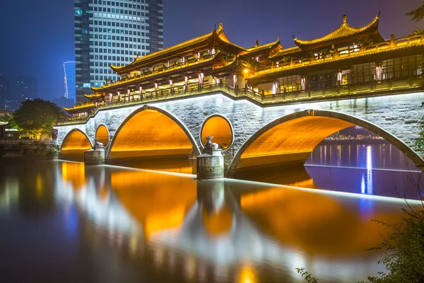 Chengdu, China at Anshun Bridge Stock Photo by ©sepavone 58365675