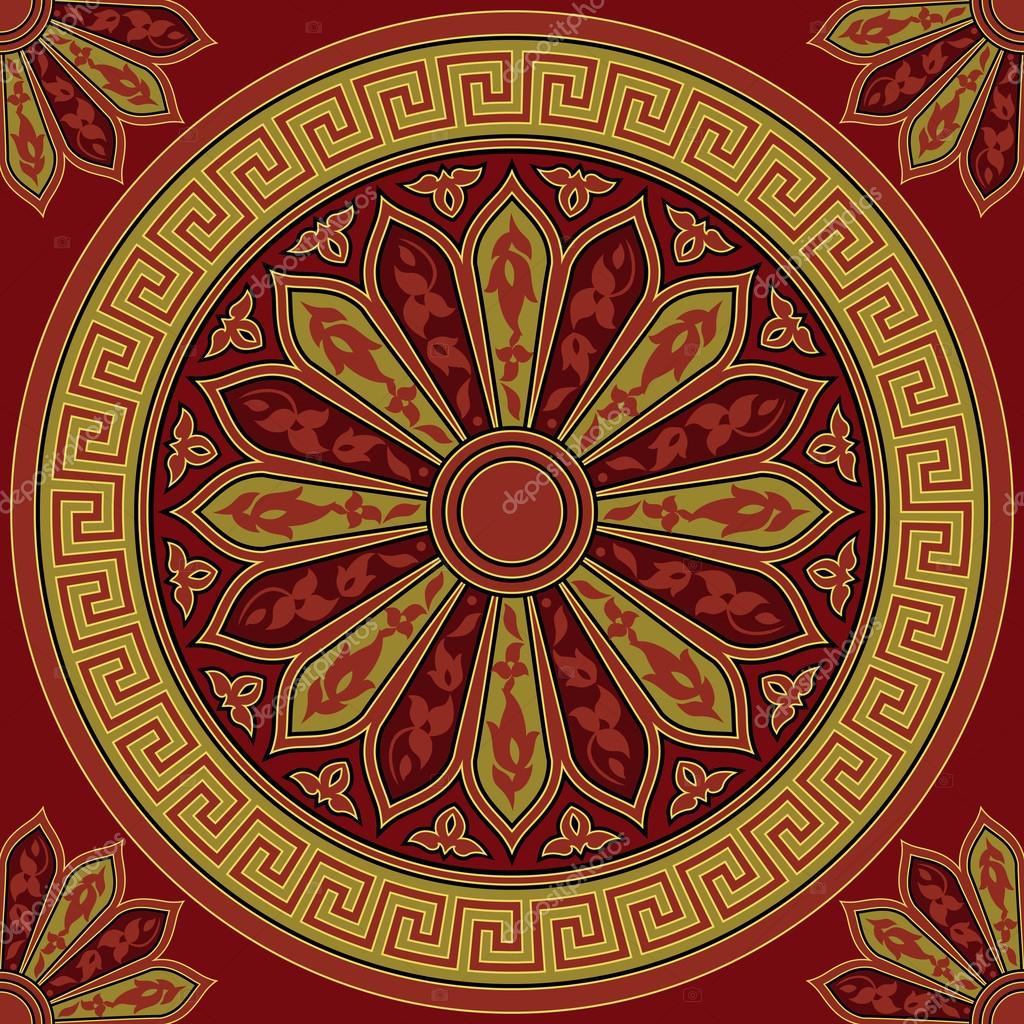 Vector seamless gold Greek ornament (Meander) Stock Vector Image by ...