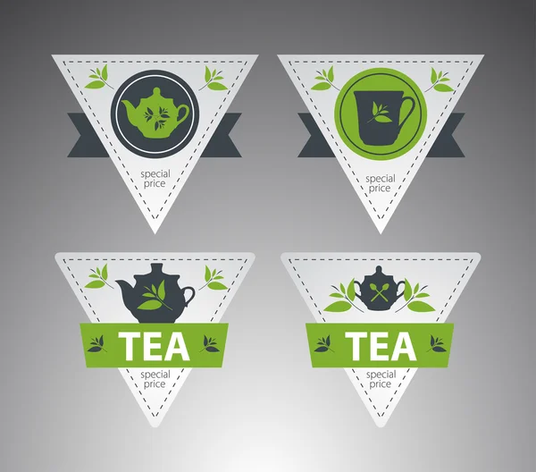 Set of tea labels. Vector Stock Vector Image by ©KrulUA #14396515