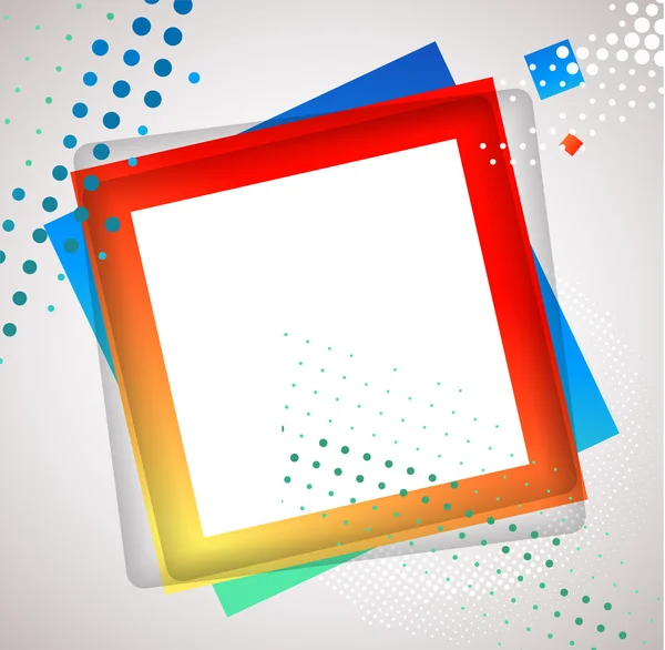 Colorful Square blank background. Vector — Stock Vector © KrulUA #27810693