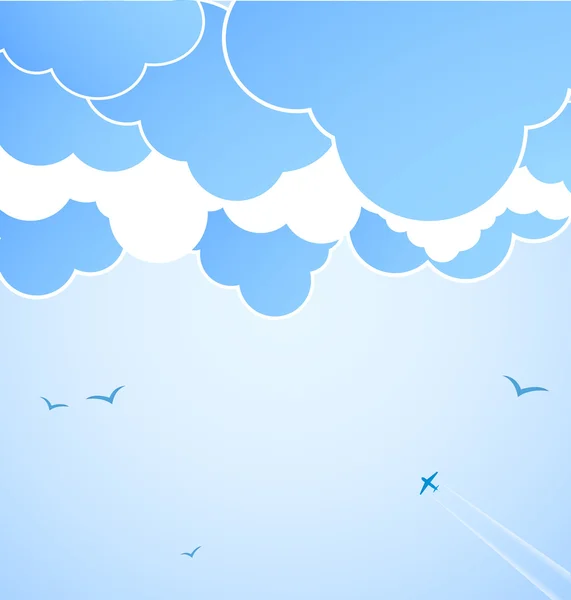 Good and bad weather background. Stock Vector by ©KrulUA 13507035