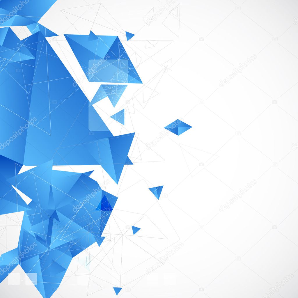 Abstract blue futuristic background Stock Vector Image by ©KrulUA #33257209