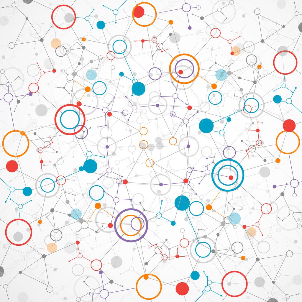 Network technology background Stock Vector Image by ©KrulUA #33257455