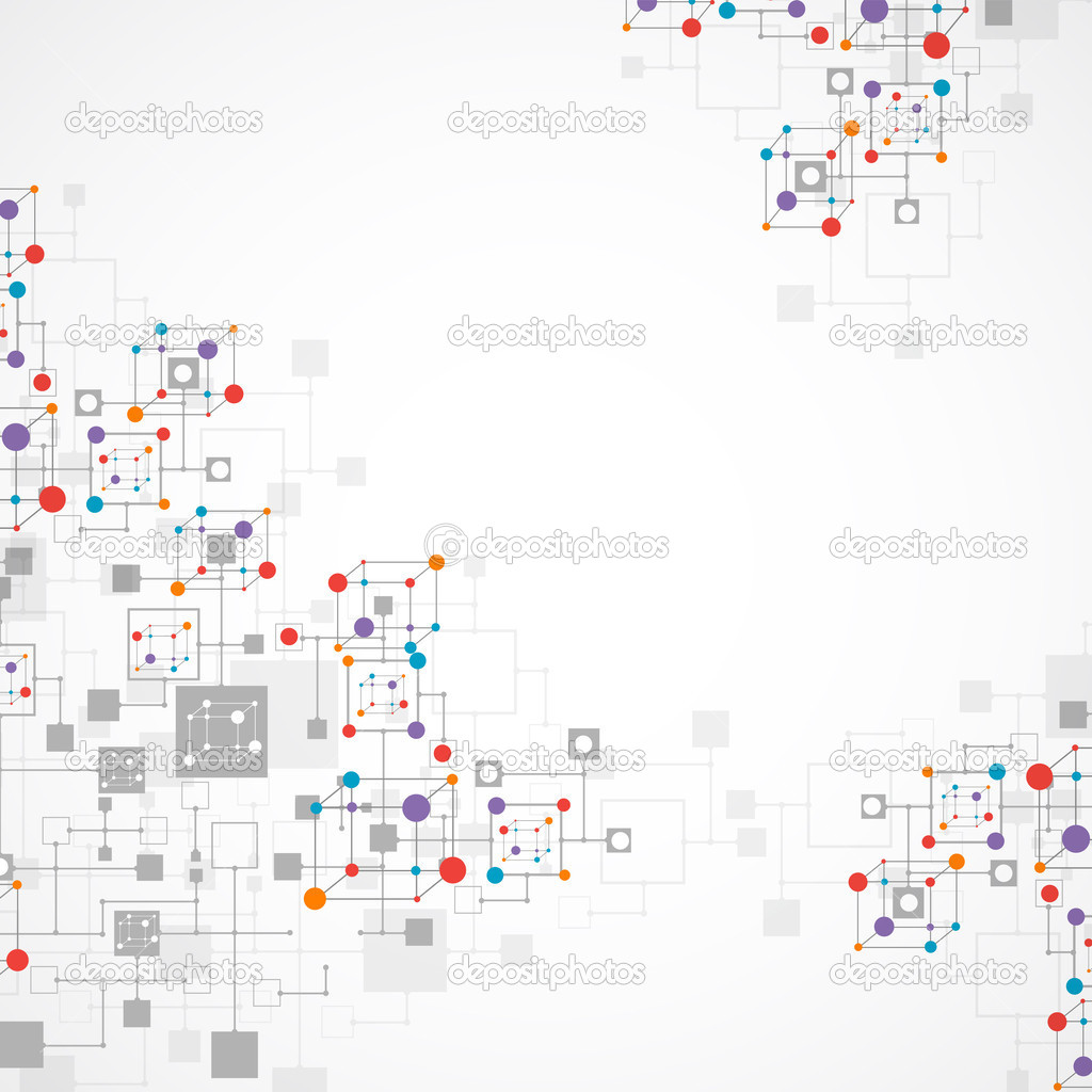 Network color technology communication background Stock Vector Image by ...