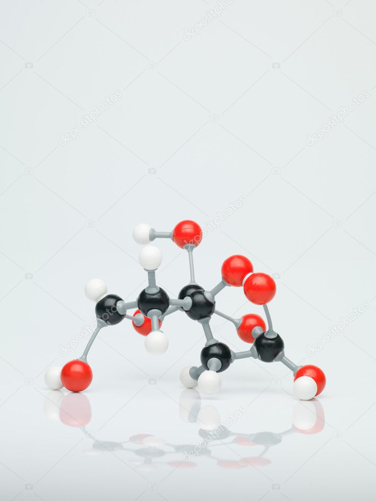 Three dimensional molecular model — Stock Photo © shotsstudio #27703585