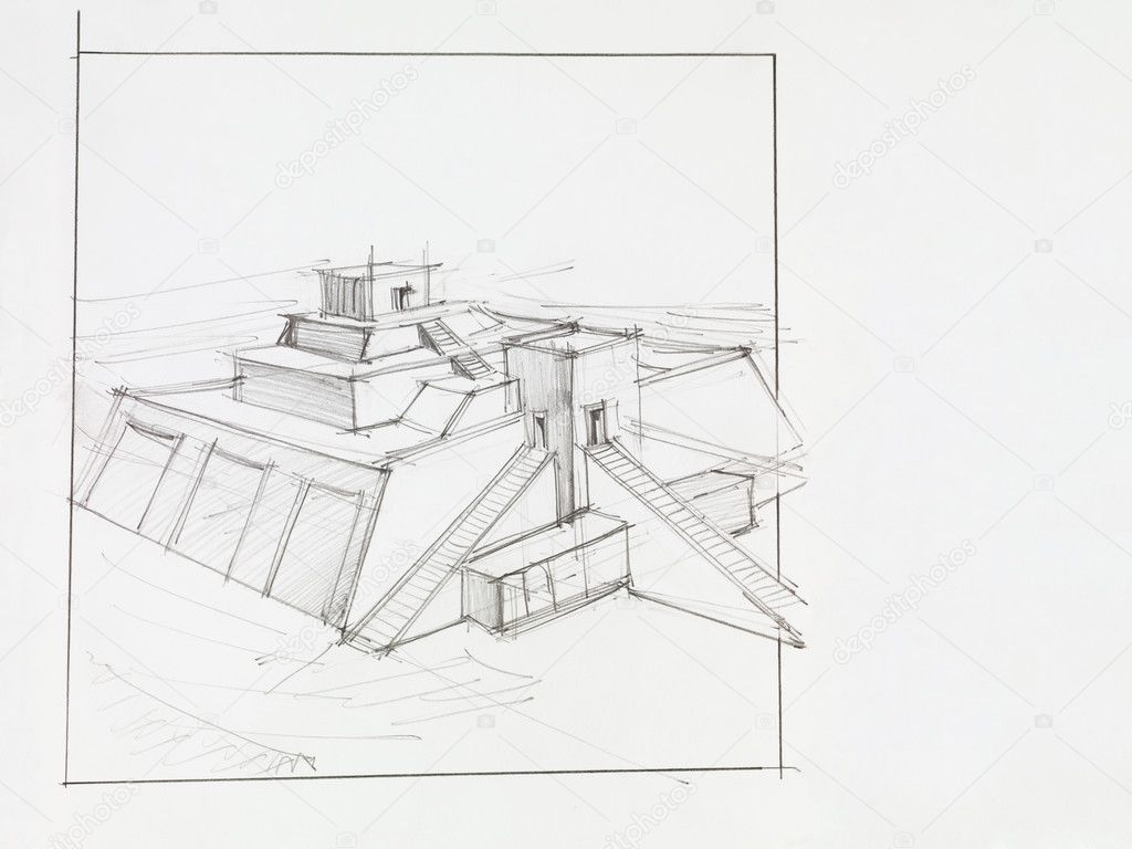 Mayan pyramid — Stock Photo © shotsstudio #50397341