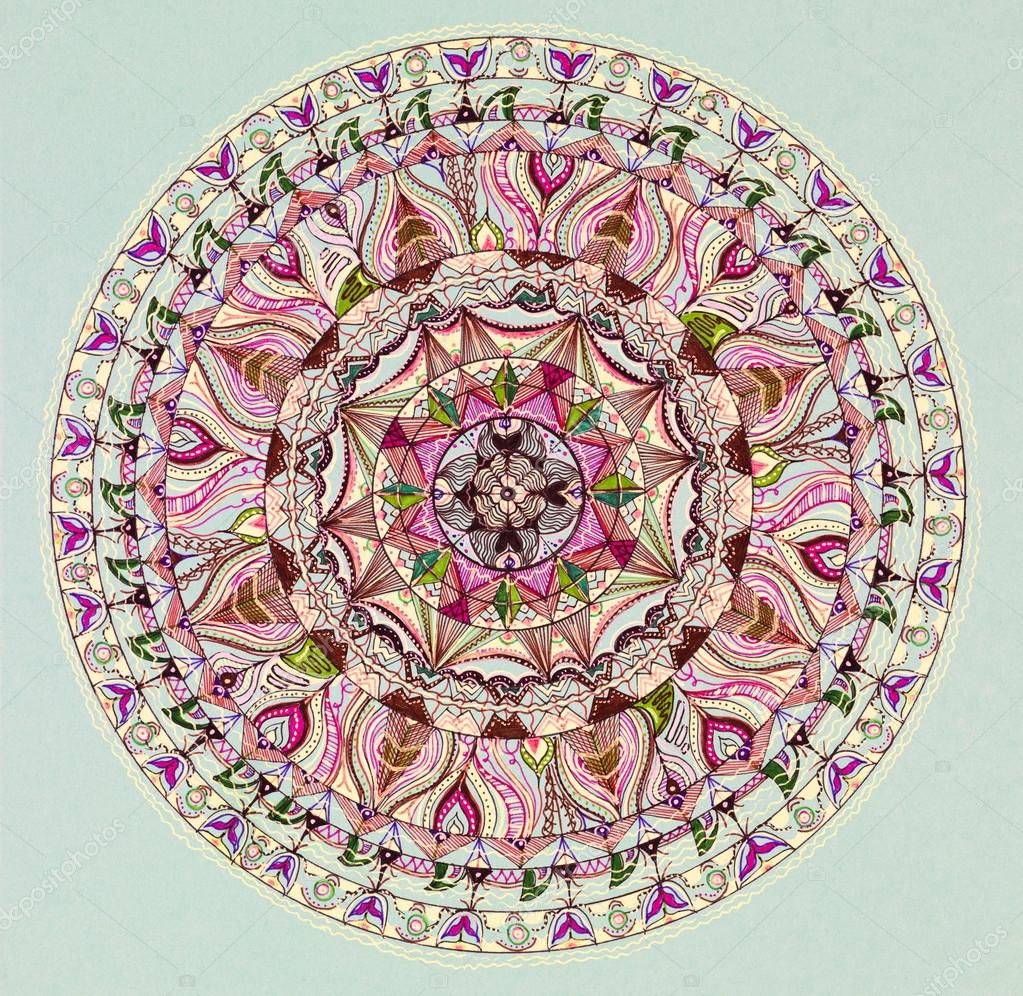 Colorful mandala design — Stock Photo © shotsstudio #50398553