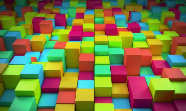 colorful cubes background — Stock Photo © mmaxer #120706166