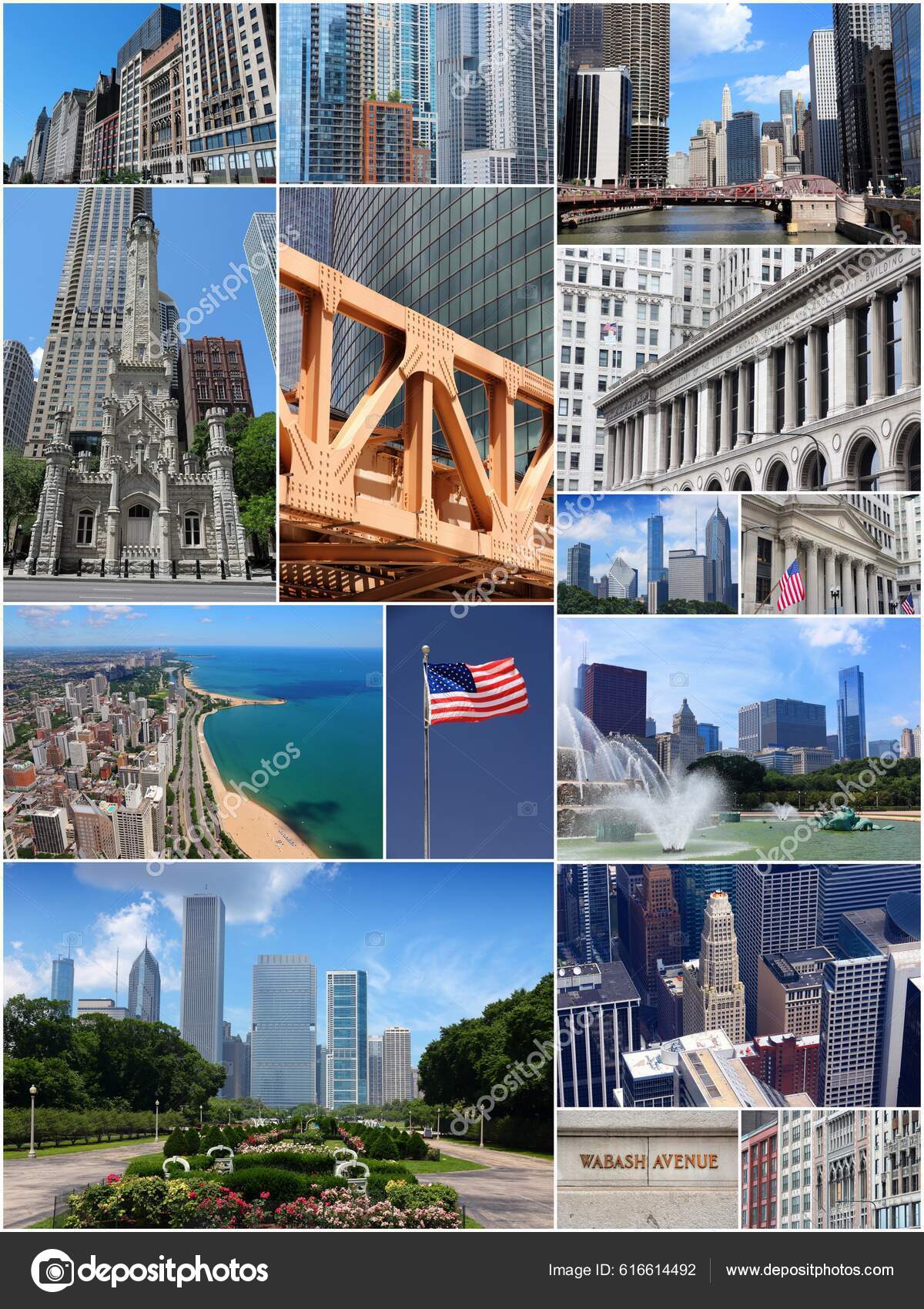 Chicago Landmarks Collage