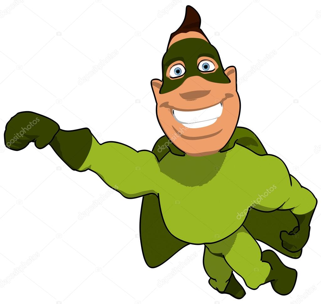 Green Superhero — Stock Photo © julos #19545849