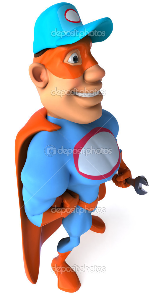 Super mechanic Stock Illustration by ©julos #21422949