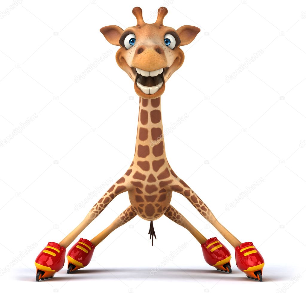 Fun giraffe — Stock Photo © julos #30479583