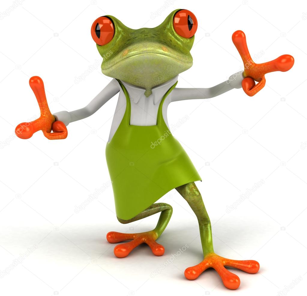 Dancing Frog — Stock Photo ...