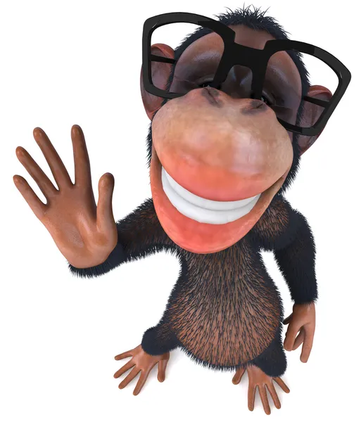 Fun monkey 3d illustration Stock Photo by ©julos 4388293