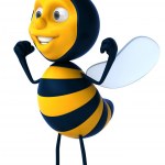 Cartoon bee Stock Photo by ©julos 4362719