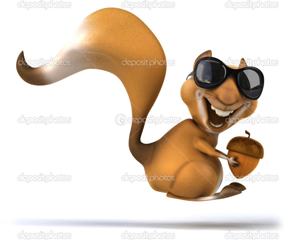 Clipart Blind Squirrel