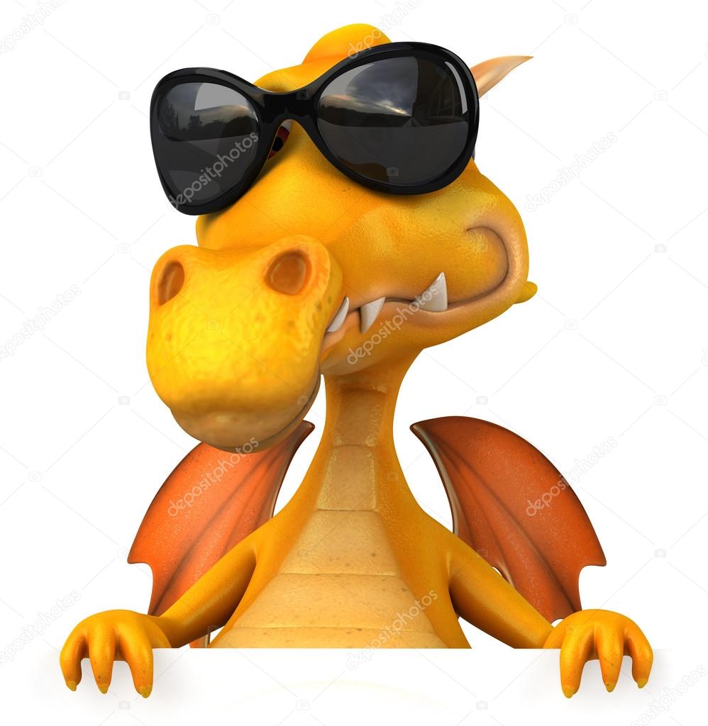 Fun dragon Stock Illustration by ©julos #44416405