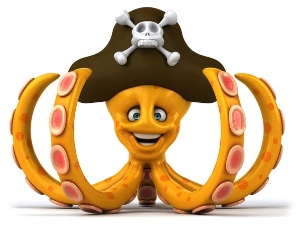 Fun octopus wearing pirate hat Stock Photo by ©julos 86748760