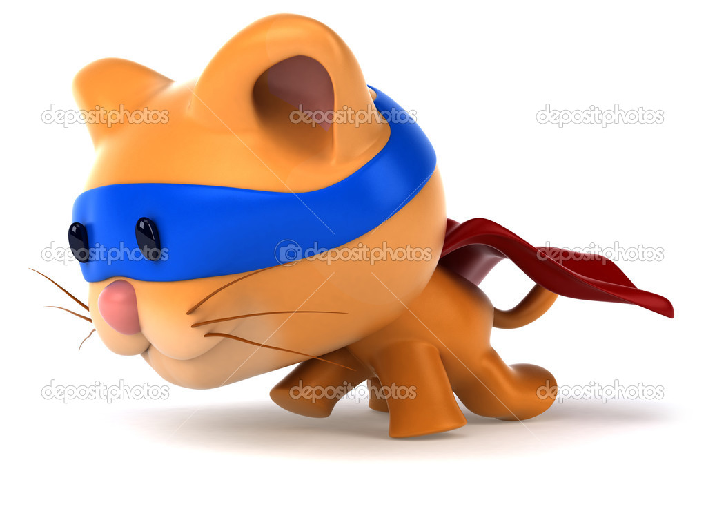 Super cat Stock Photo by ©julos 47000977