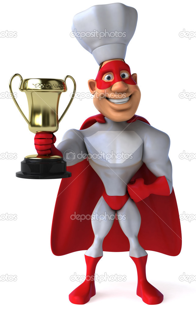 Superhero chef Stock Illustration by ©julos #47833817