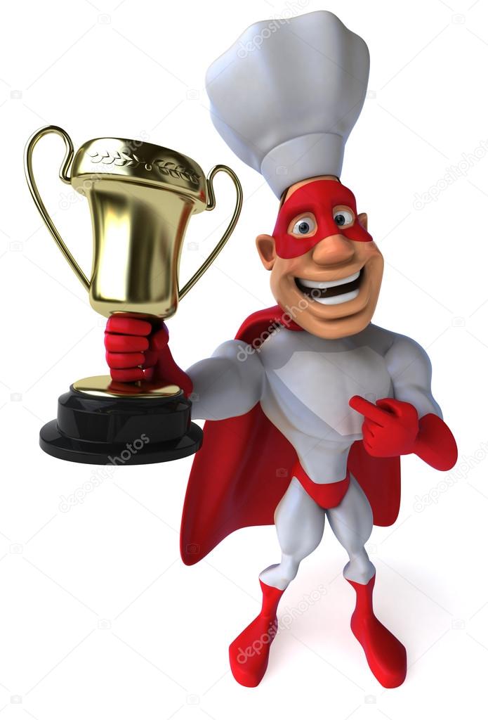 Superhero chef Stock Illustration by ©julos #47972015