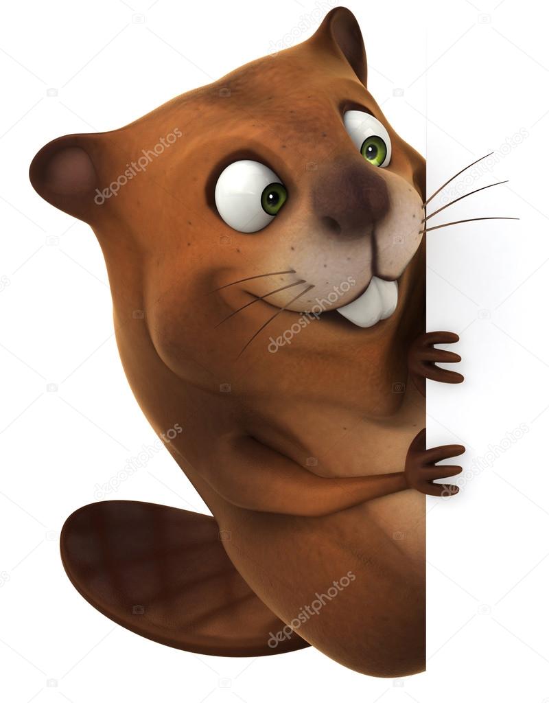 Funny Beaver — Stock Photo © julos #48241573