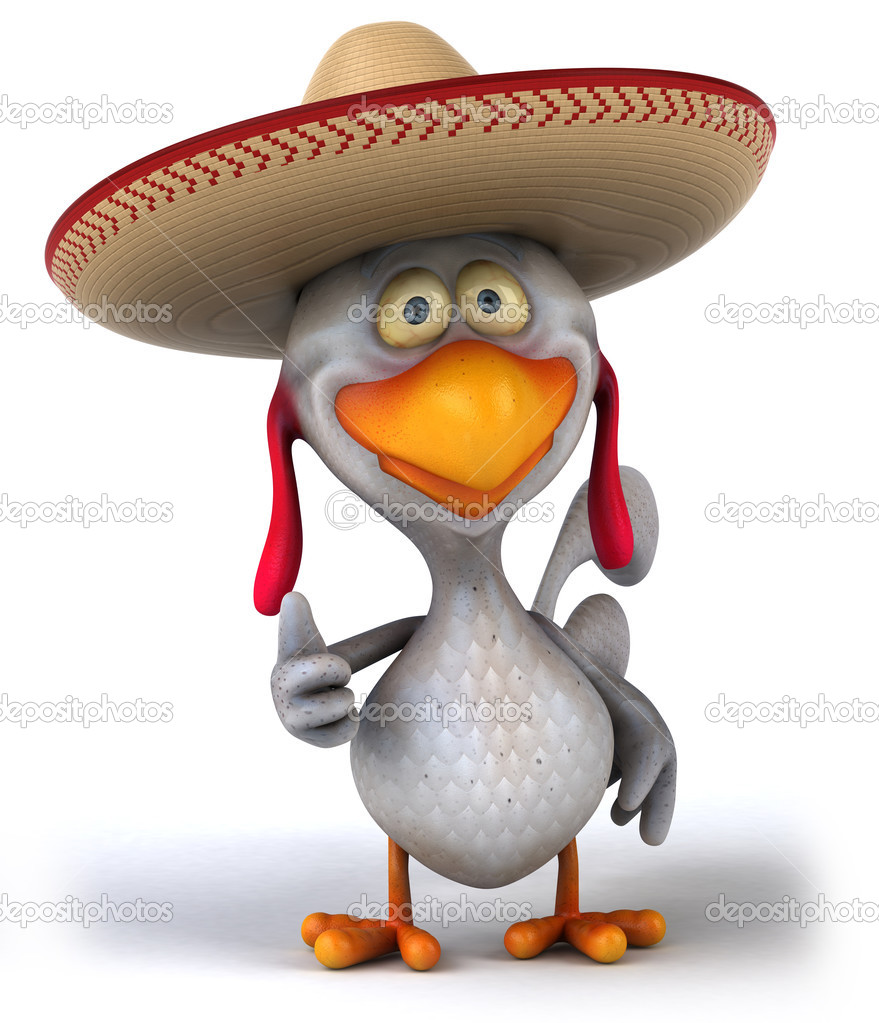Mexican Chicken Cartoon Images