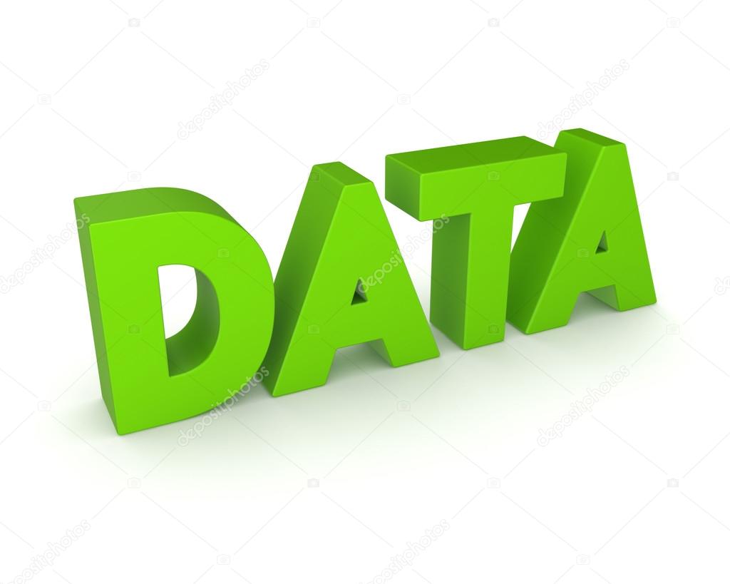 Word DATA. — Stock Photo © rukanoga #25246785
