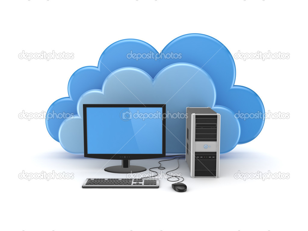 Cloud computing concept. — Stock Photo © rukanoga #25258107