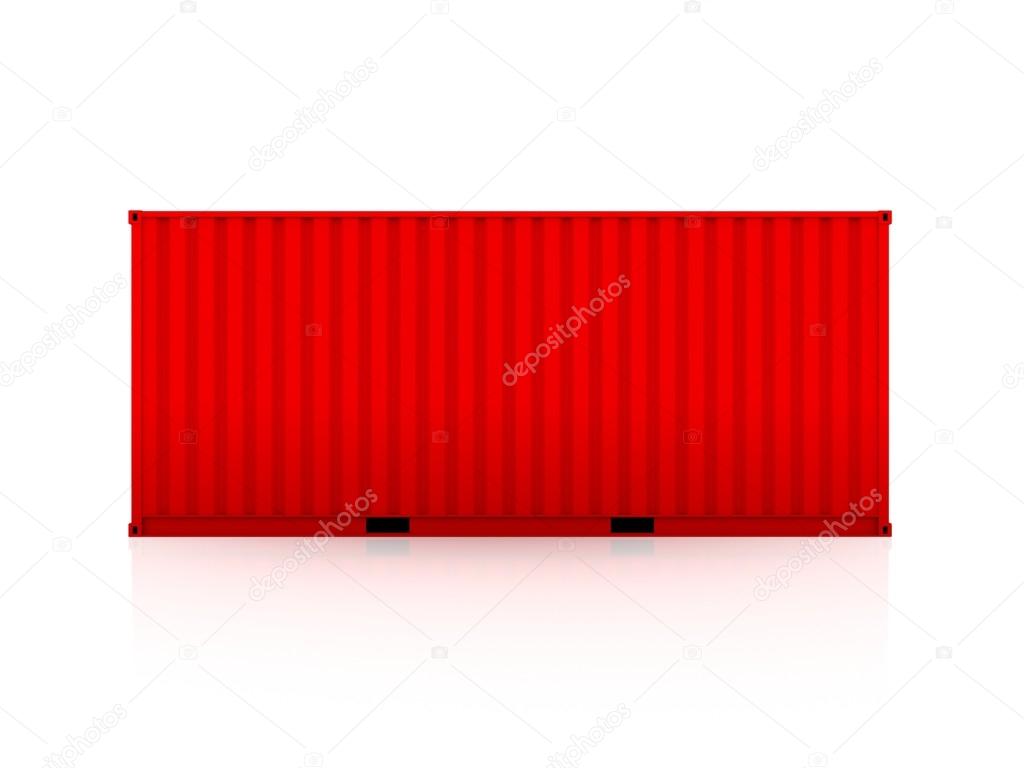 Red container. Stock Photo by ©rukanoga 44500001