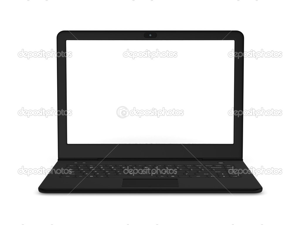 Modern notebook on white background. — Stock Photo © rukanoga #48928189