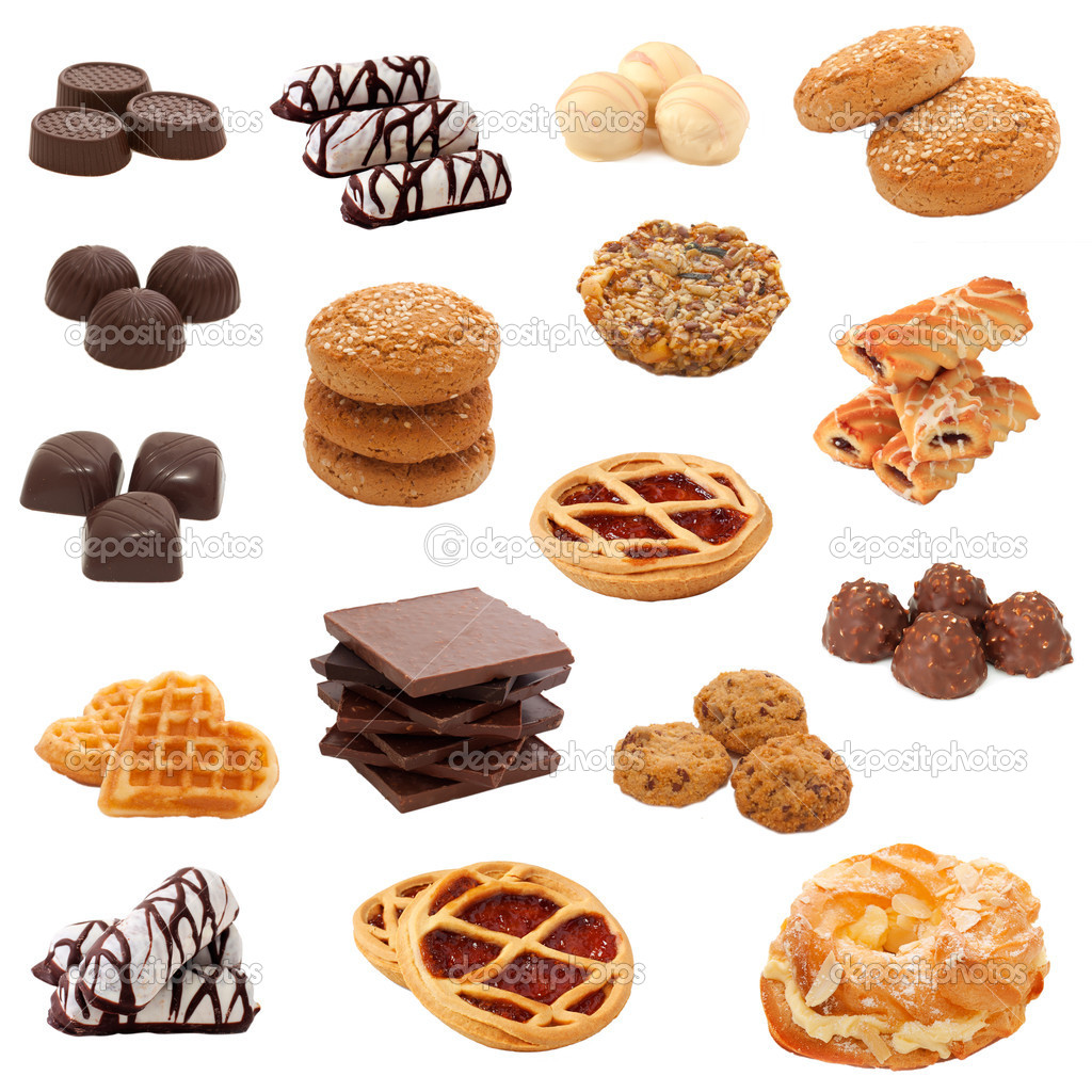 Colección de dulces. Collage.. 2022