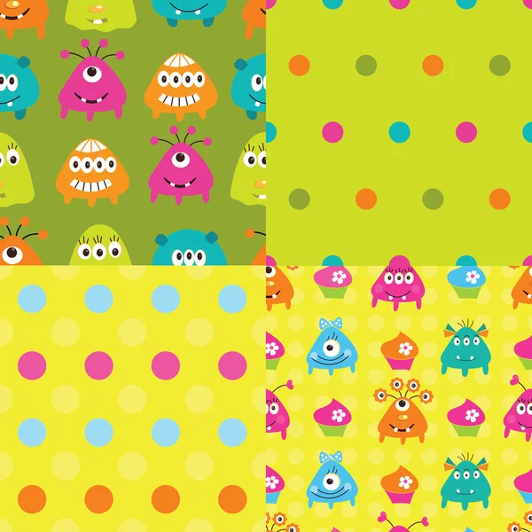 Funny kids background — Stock Vector © justaa #9637485