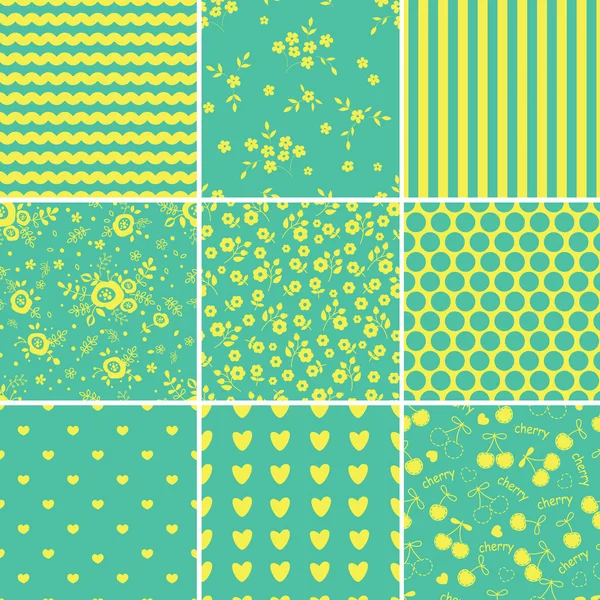 Set of abstract seamless patterns Stock Vector Image by ©Annata78 #51673615