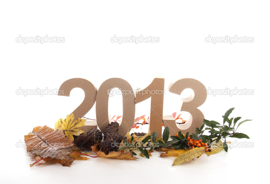 Year in numbers — Stock Photo © joophoek #36283385