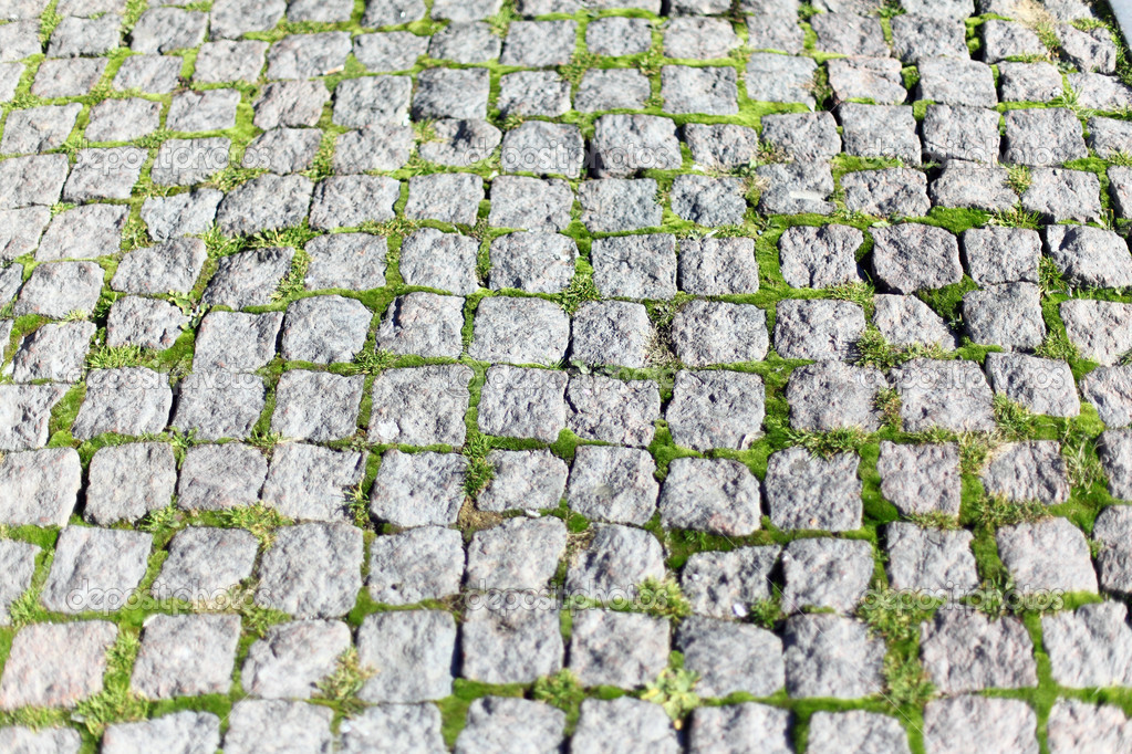 Square stone pavers Stock Photo by ©bozhdb 22948122