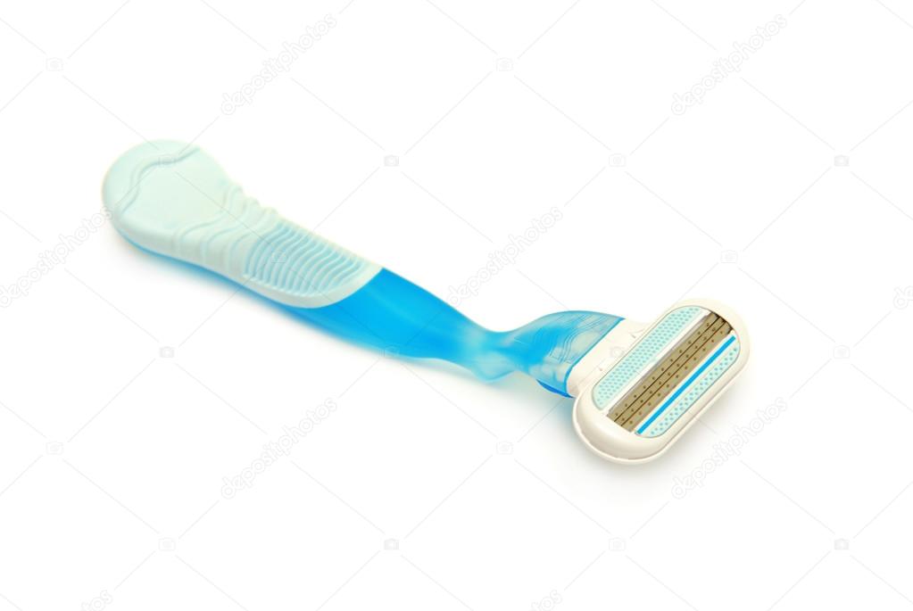Blue razor — Stock Photo © Ian_2010 #34748649