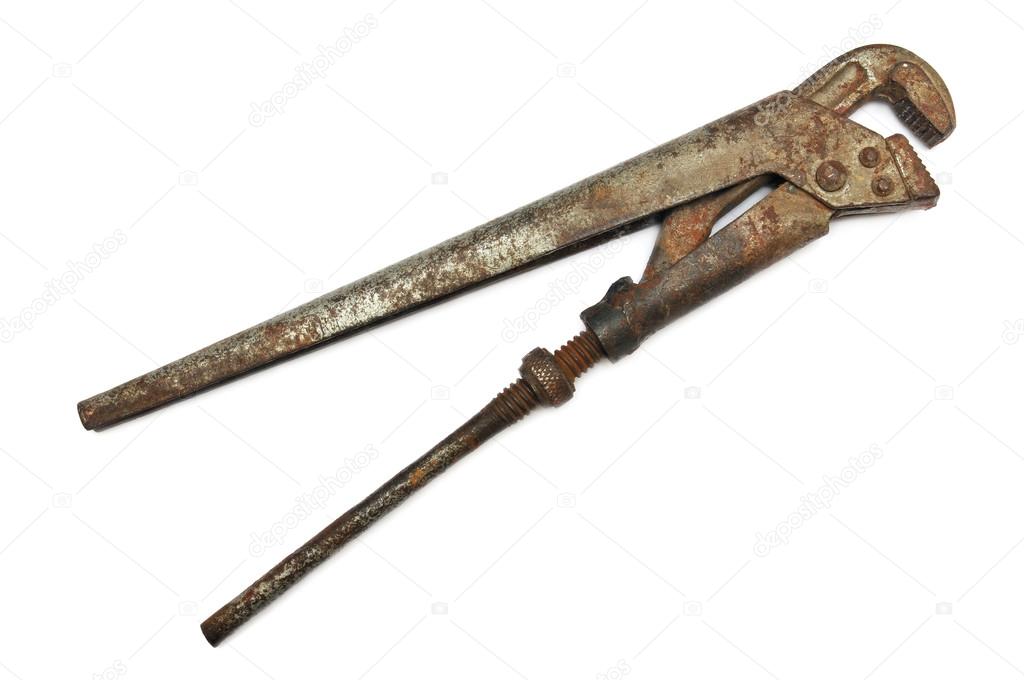 Old pipe wrench — Stock Photo © Ian_2010 #34749987
