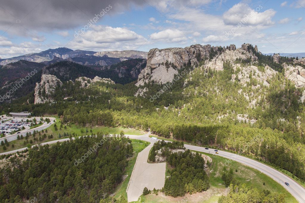Aerial view of Mount Rushmore Stock Photo by ©wollertz 49140049